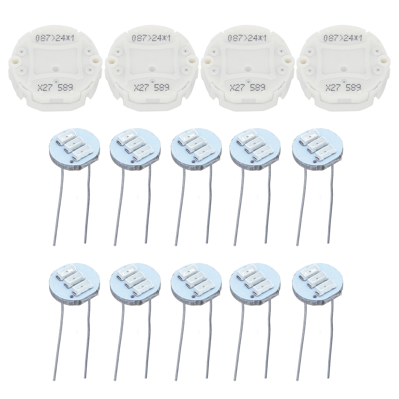 4Pcs X25.589 Stepper Motor with 10Pcs Blue 4.7mm For Mini Light Bulbs ...