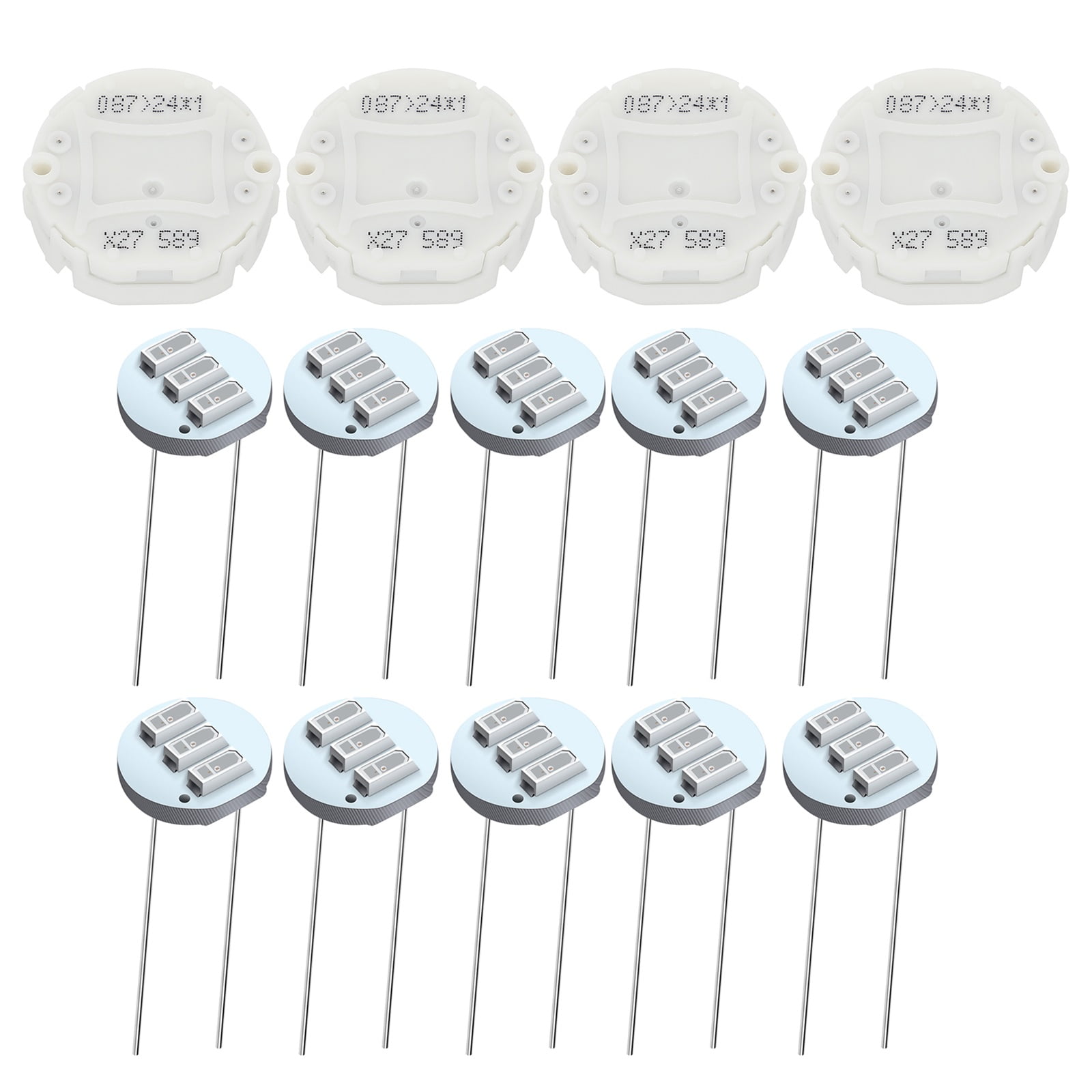 4Pcs X25.589 Stepper Motor with 10Pcs Red 4.7mm For Mini Light Bulbs ...