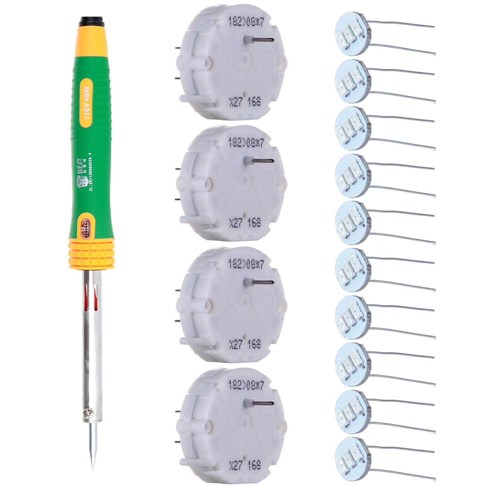 4Pcs X27.168 Stepper Motor with 10Pcs White 4.7mm For Mini Light Bulbs ...