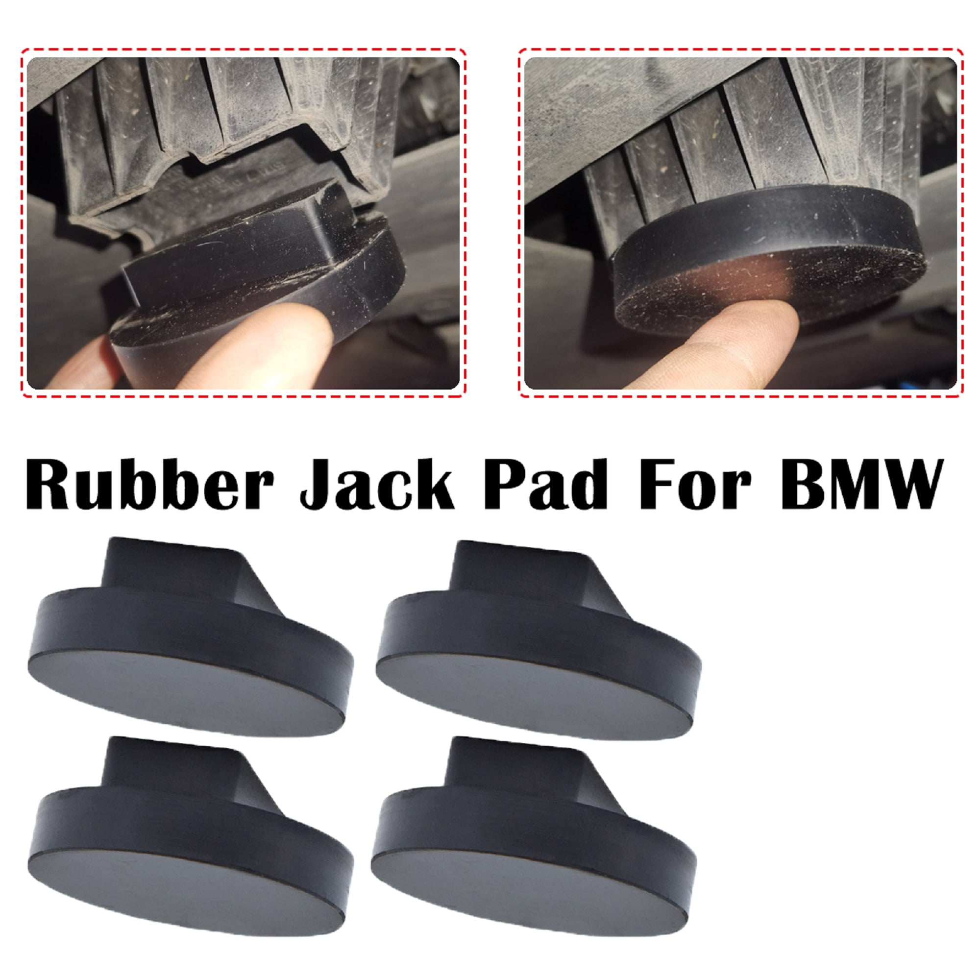 AUTOXBERT 4Pcs Jacking Point Jack Pad Adaptor Tool Rubber for BMW 3 4 5 ...