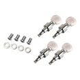 4Pcs/pack Banjo Tuner Banjo Geared Machine Pearled Pegs Tuning 4 Head ...