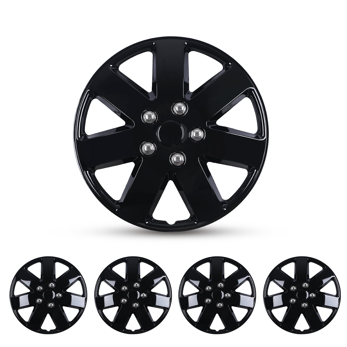 4Pcs/set 16 Inch Universal Wheel Rims Cover Hubcaps Snap On Car Truck ...