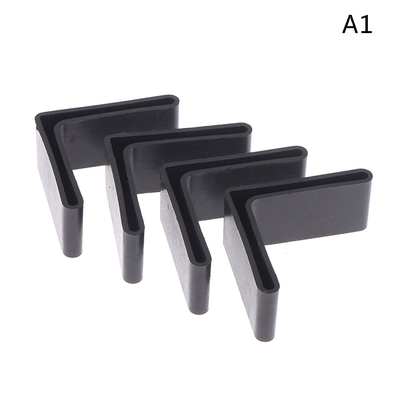 4Pcs/set 30mm/35mm/40mm Angular Rubber Footing L-Shaped Angle Steel ...