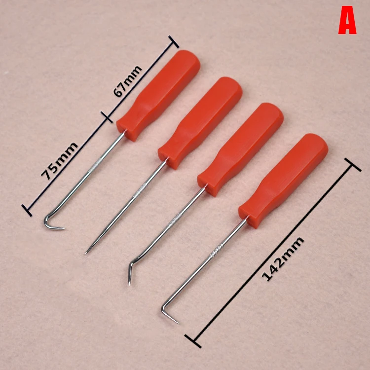 4Pcs/set Car Pick and Hook Set Gasket Puller Removing Repair Tools ...