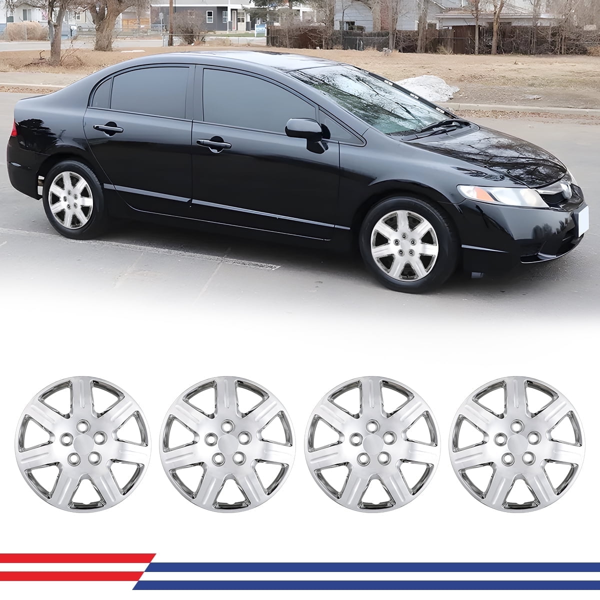 4Pcs/set Cover Hubcaps ,16 Inch Hubcaps Wheel Rims Cover for 2006-2011 ...