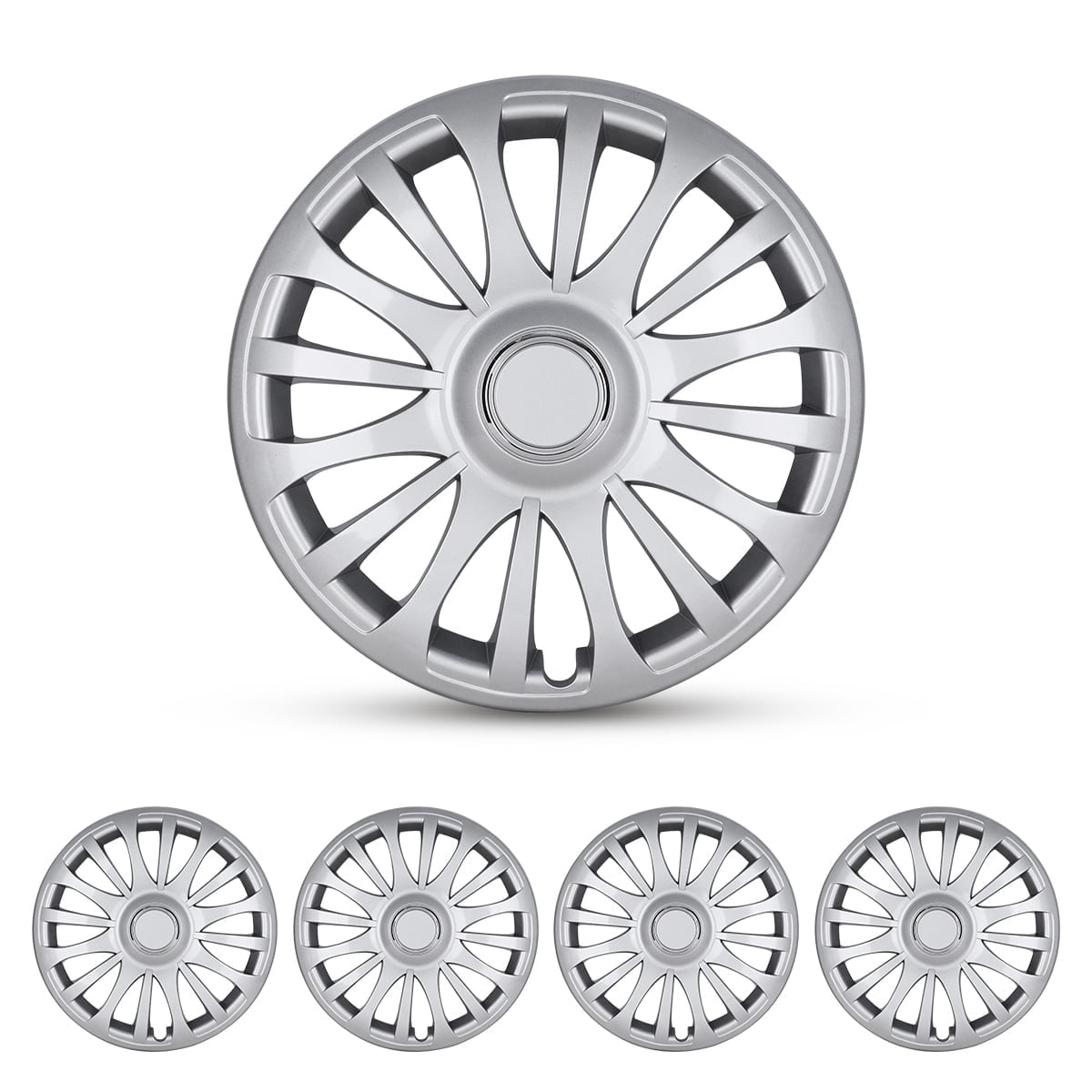 4Pcs/set Hubcap Wheel Cover Replacement 16" Hub Caps Universal Wheel ...