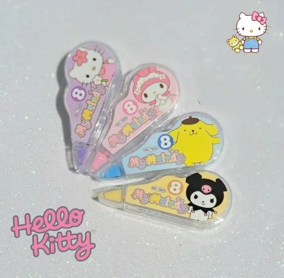 4Pcs/set Kuromi Stationery Hello Kitty School Supplies Hello Kitty ...