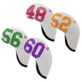 4Pcs/set Neoprene Golf Iron Cover Iron Head Protect Covers Golf ...