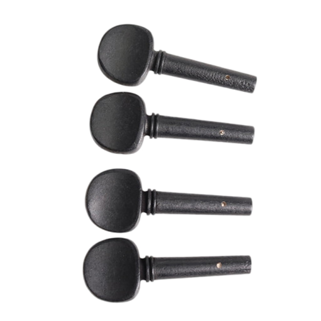 4Pcs/set Violin Tuning Pegs, Wood Tuning Pegs Parts Replacements ...