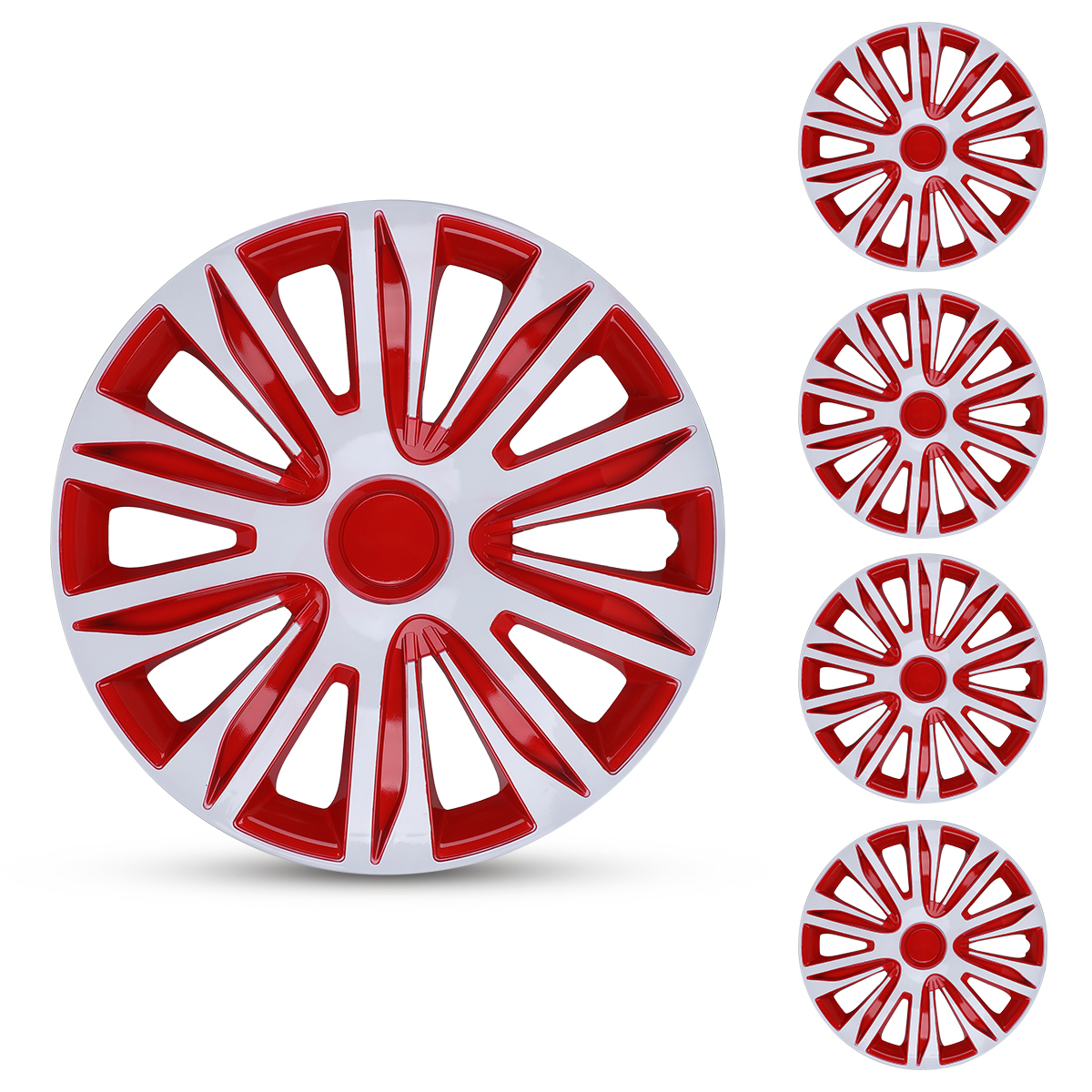 4Pcs/set Wheel Rims Cover Hubcaps ,13 Inch Universal Snap On Car Truck ...