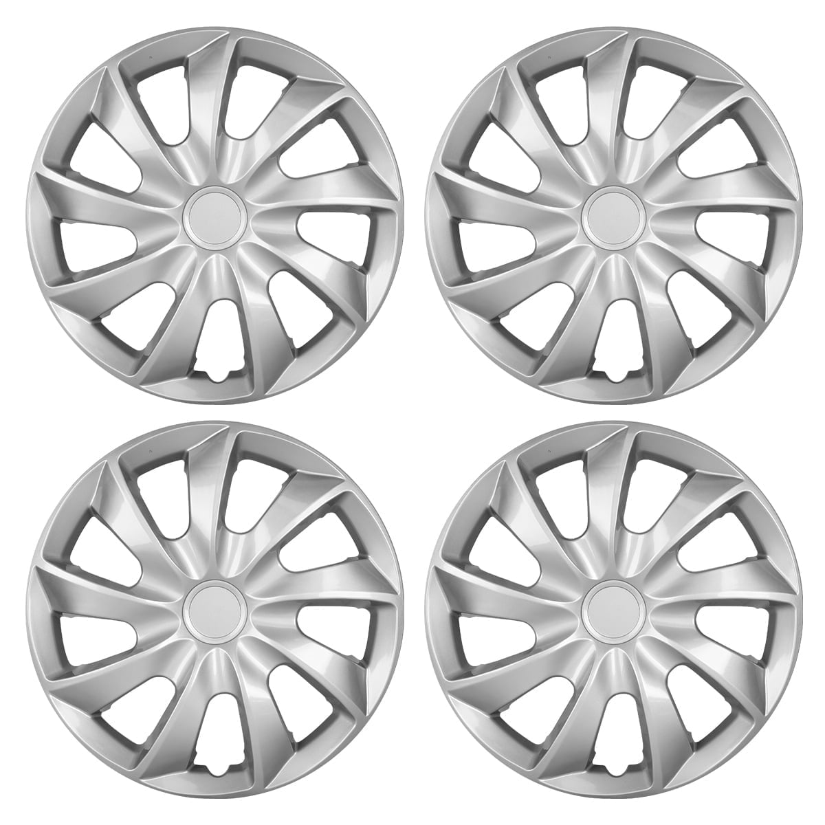 4Pcs/set Wheel Rims Cover Hubcaps ,13 Inch Universal Snap On Car Truck ...