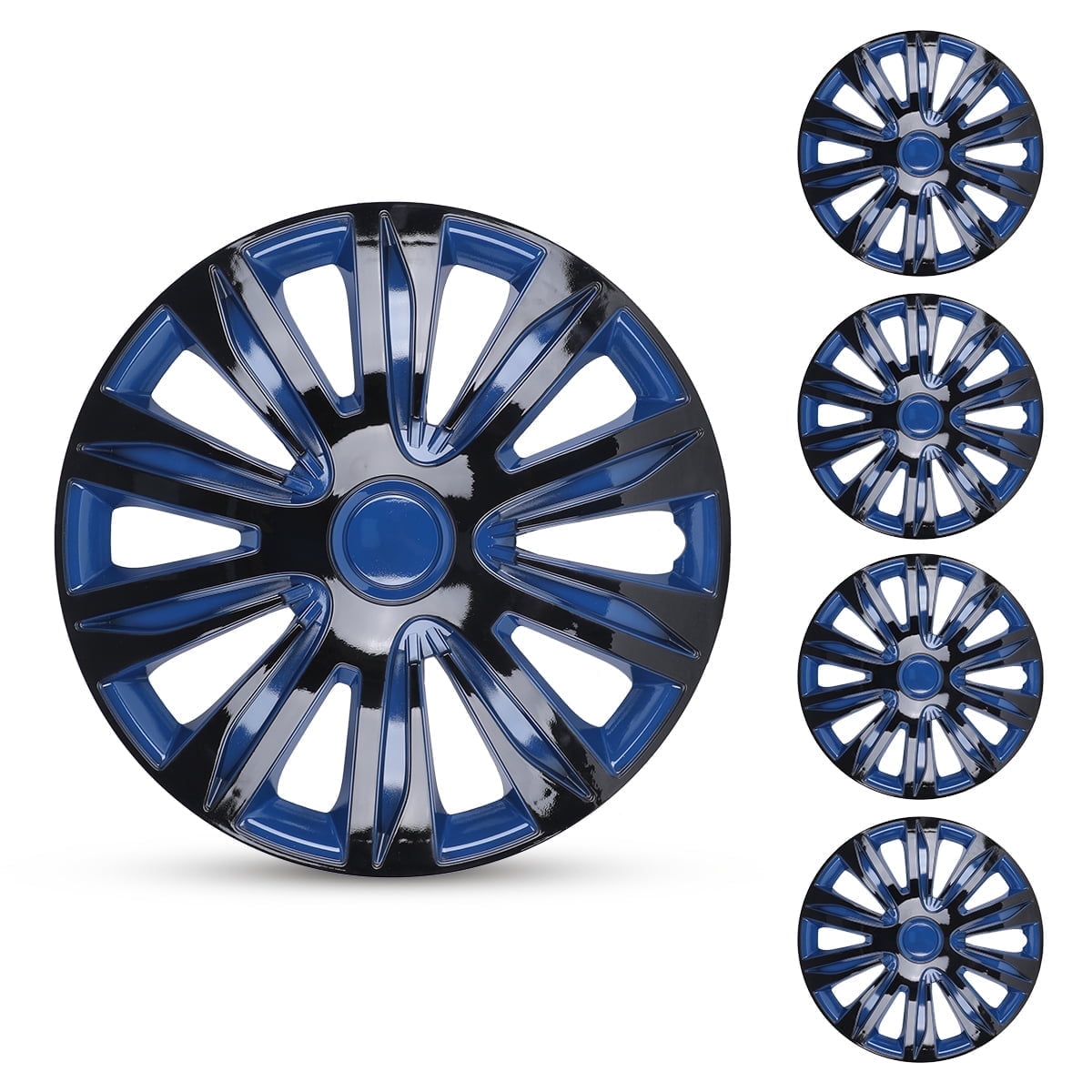 Set of 4 Wheel Rims Cover Hubcaps ,15 Inch Universal Snap On Car Truck ...