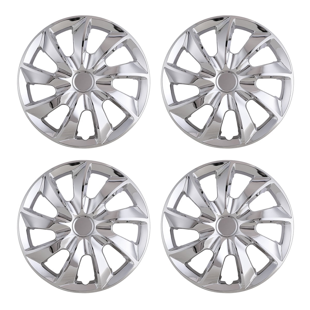 4Pcs/set Wheel Rims Cover Hubcaps ,16 Inch Universal Snap On Car Truck ...