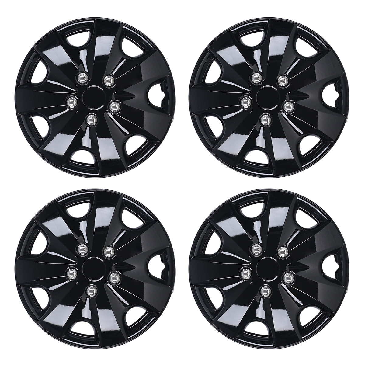4Pcs/set Wheel Rims Cover Hubcaps ,16 Inch Universal Snap On Car Truck ...