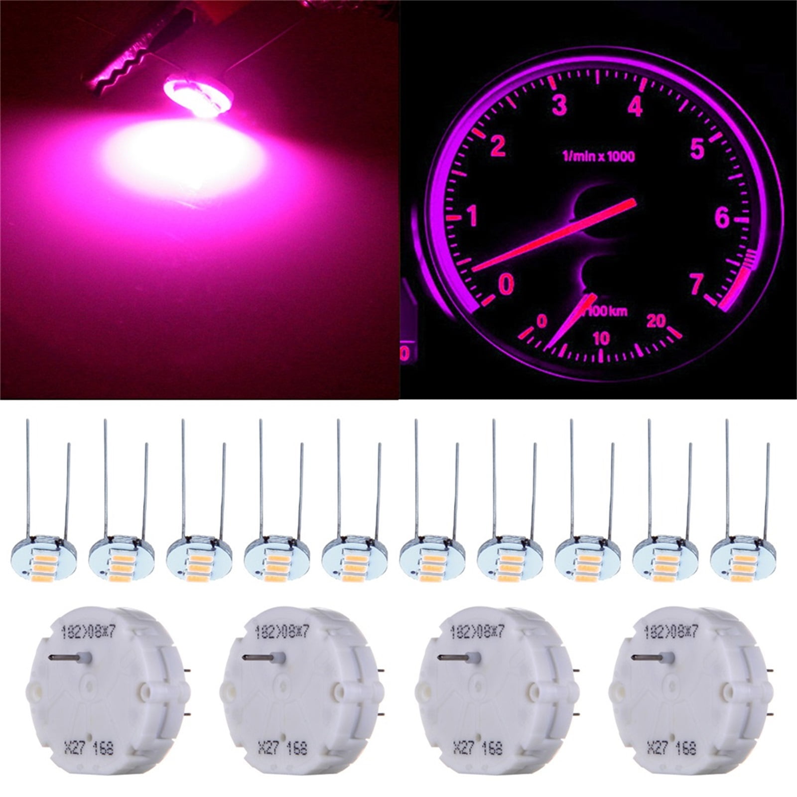 4PcsX27.168 Stepper Motor with 10Pcs Purple 4.7mm For Mini Light Bulbs ...