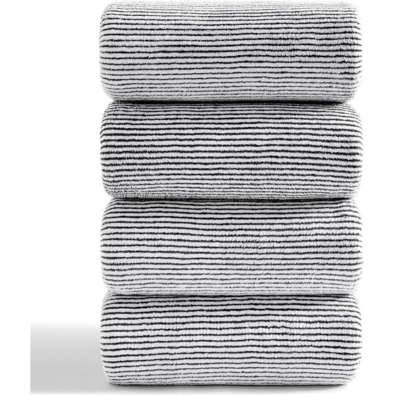 4Piece Bath Towel Set 35"x70"Oversized Bath Towel for Bathroom Ultra ...