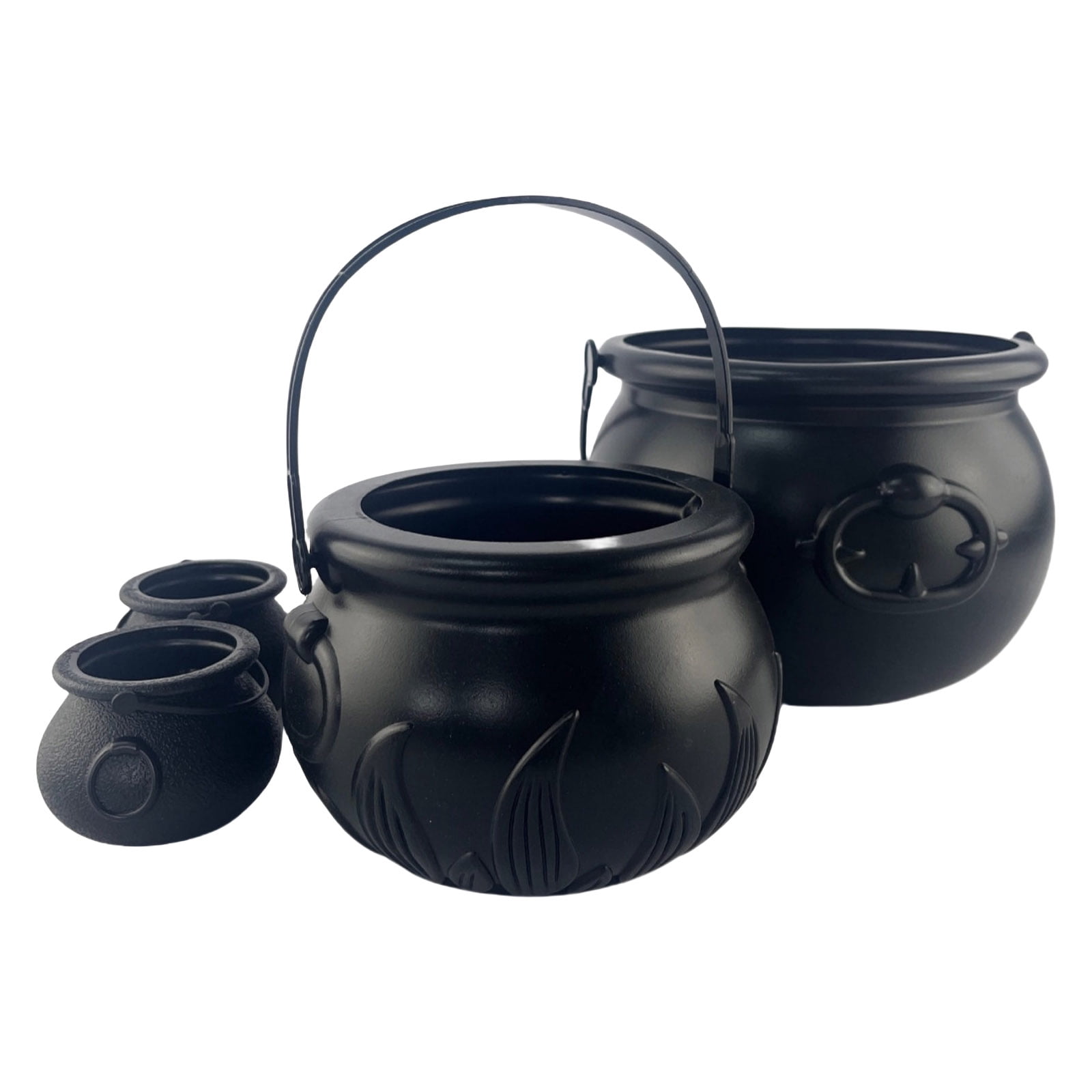 4Piece Witch Cauldron Kettles for Halloween Treats, Parties Favor ...