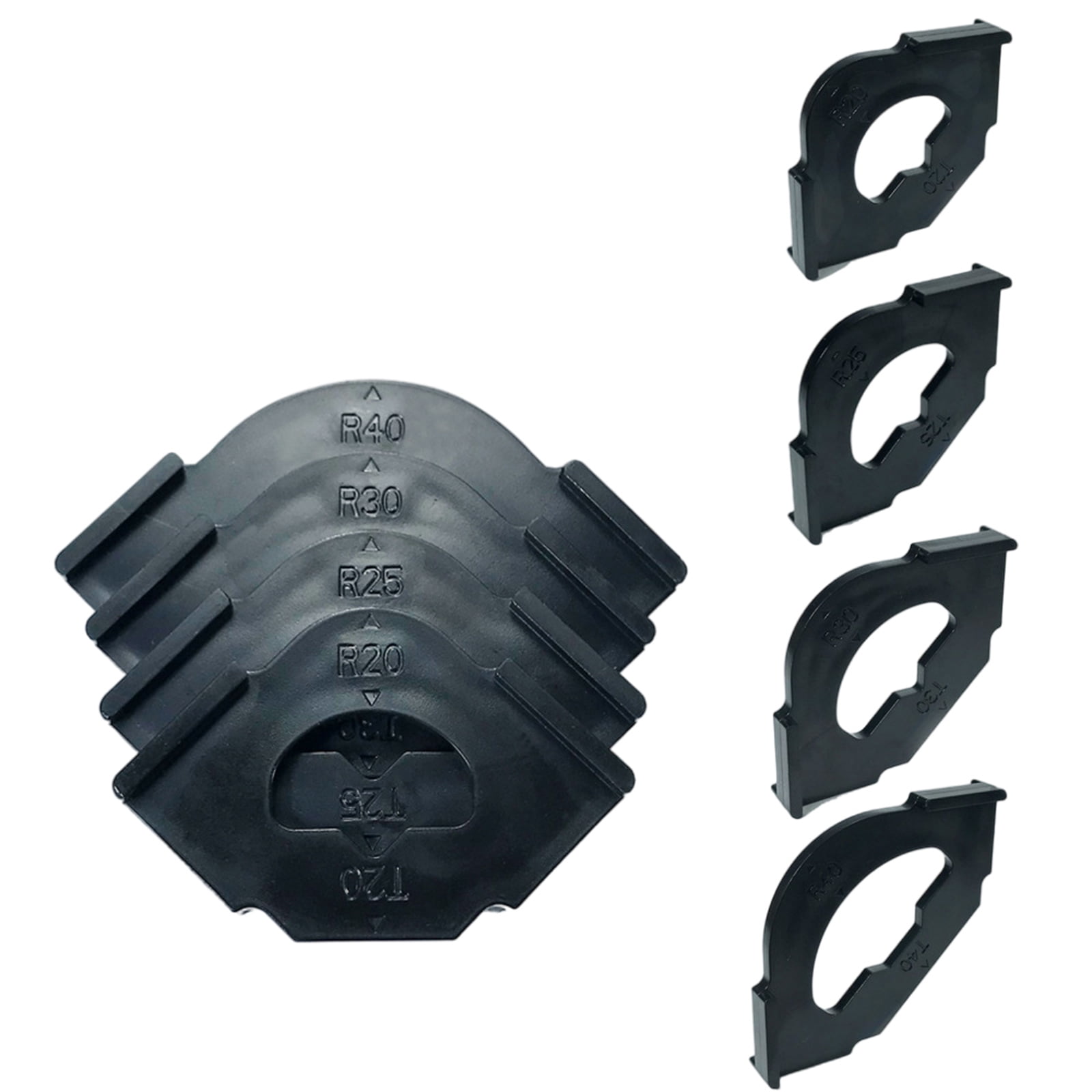 4Piece Woodworking Quick Locator Set for Precise R Angled and Templates ...