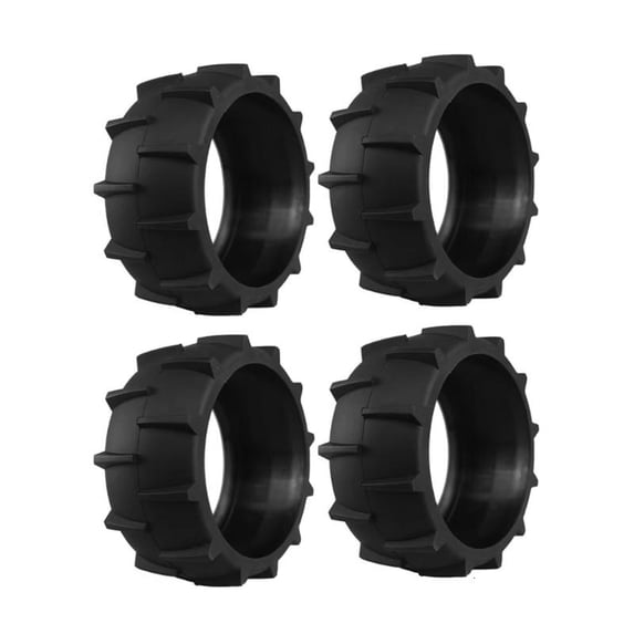 4Pieces Nonslip Drive Wheels Wear Resistant Lawn Mower Robot Wheels for ...