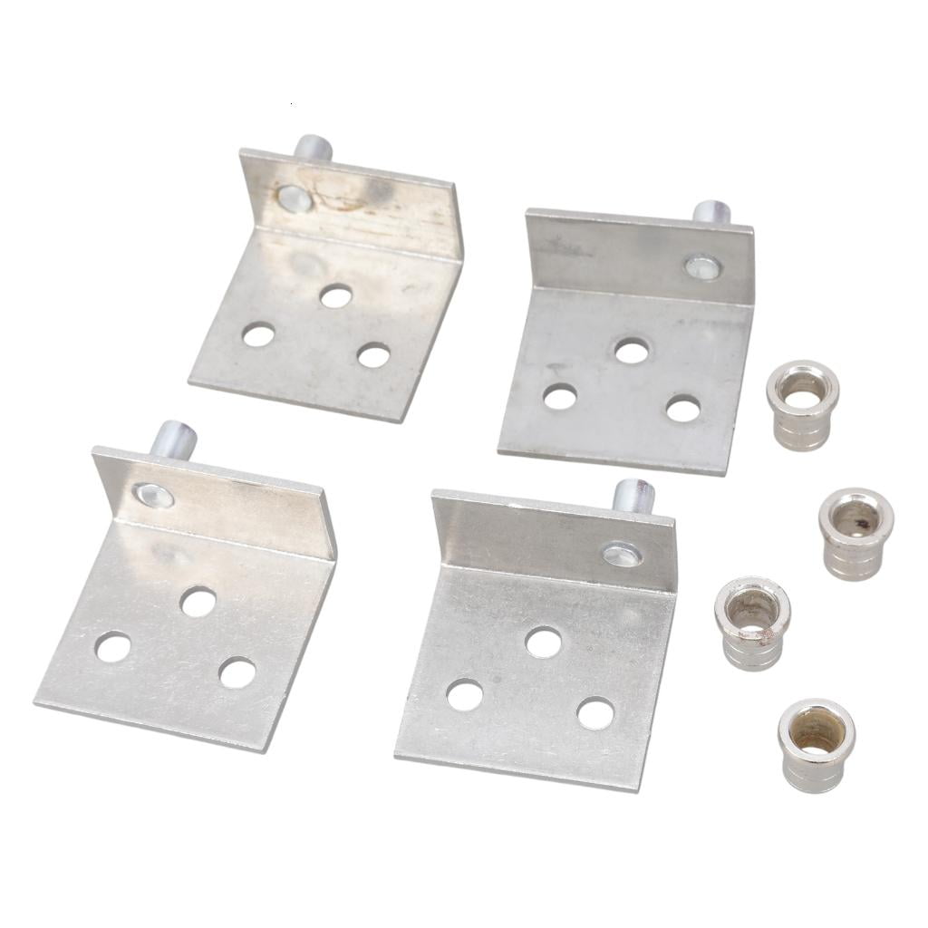 4Pieces Practical Sturdy Stainless Steel/Iron Pivoting Angles ...
