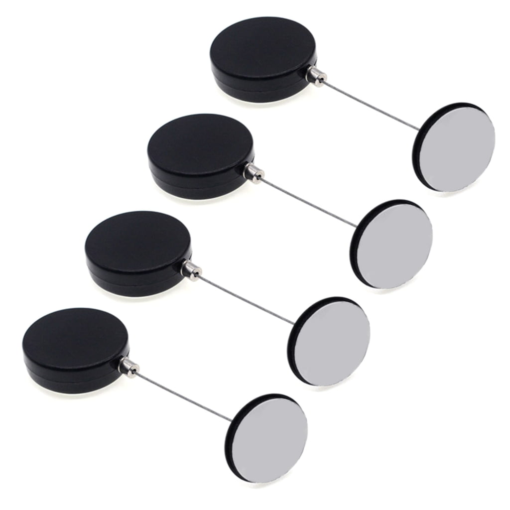4Pcs Retractable Tether for Key Up to 100cm Long Retractable Security ...