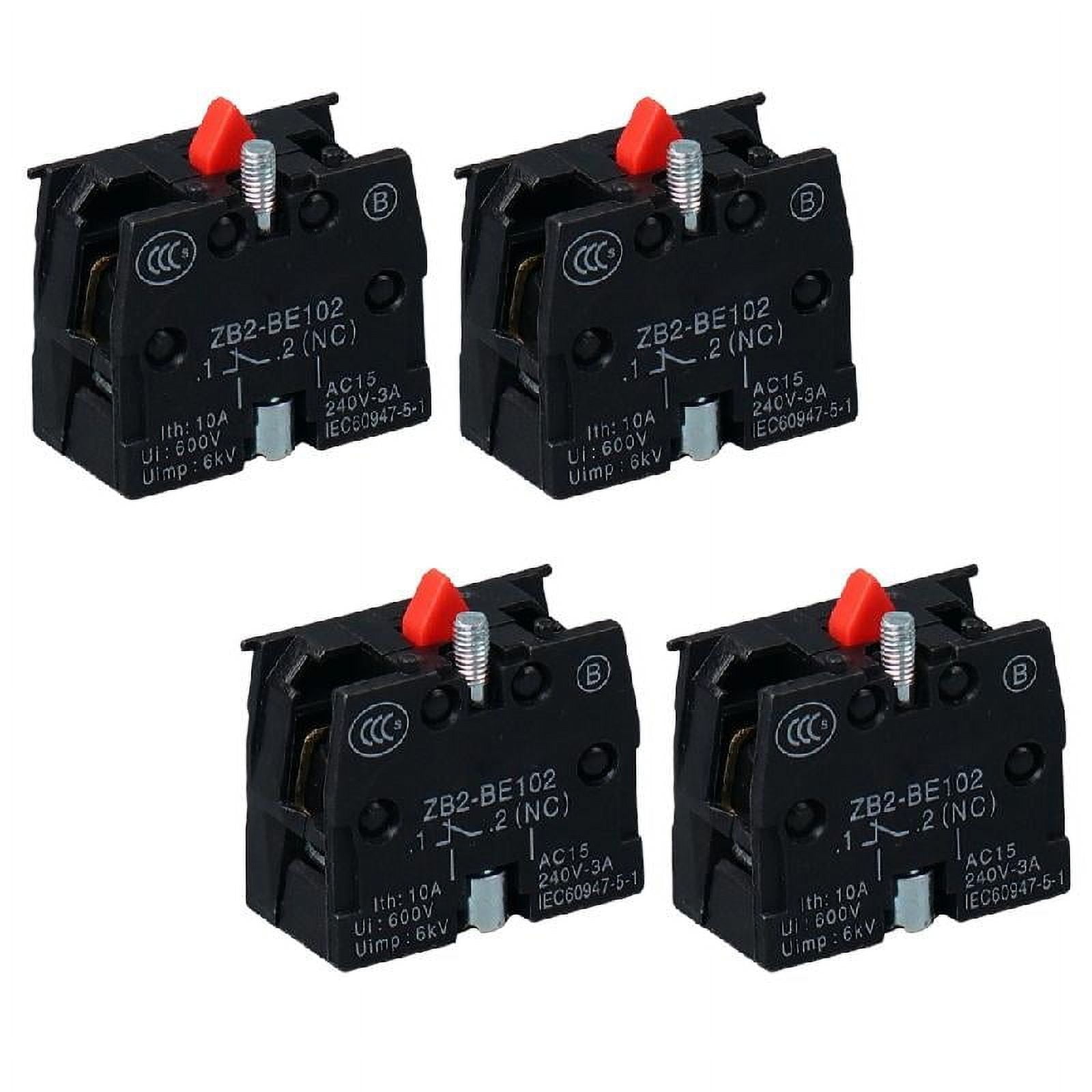 4Pieces Tactile Pushbutton Switches Aluminum Housing Electrical ...