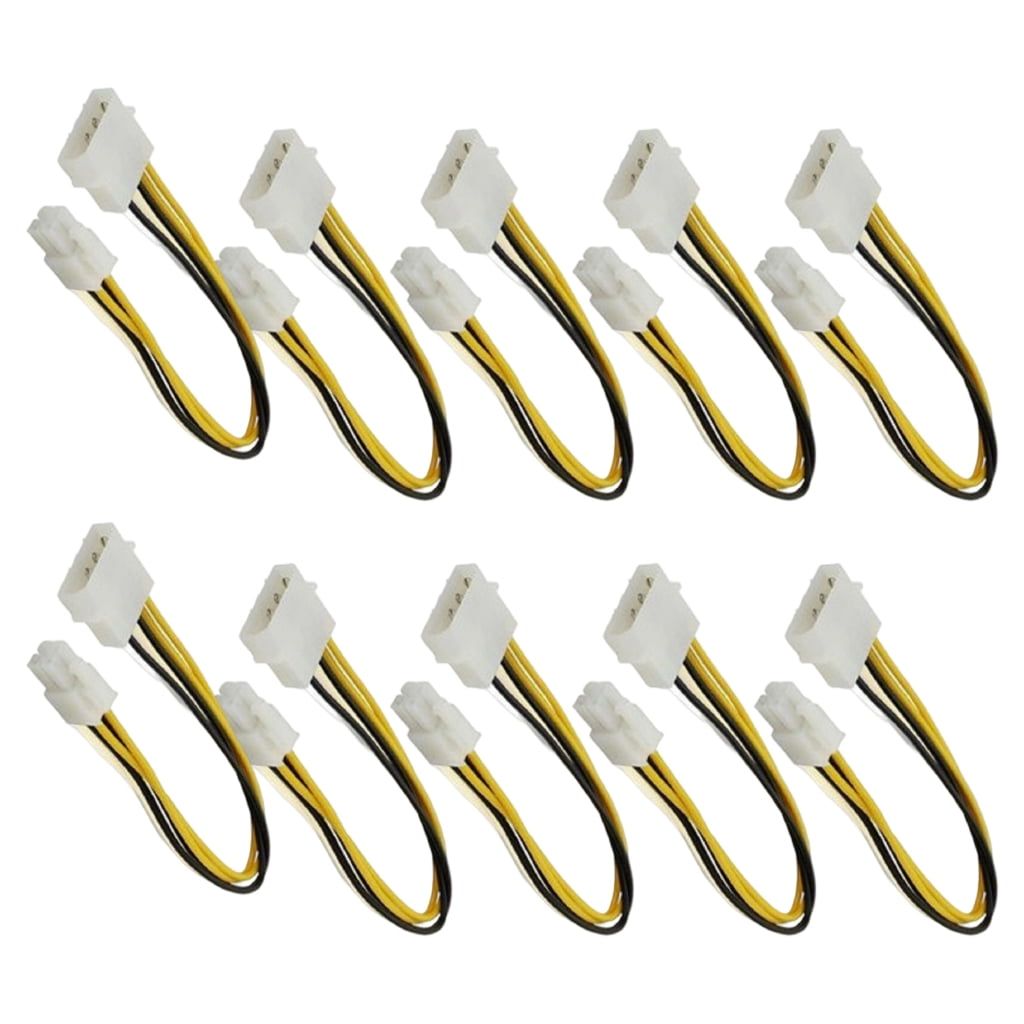 4Pin CPU Power Supply to Port Extension Cord Cable Desktop 4Pin Power ...