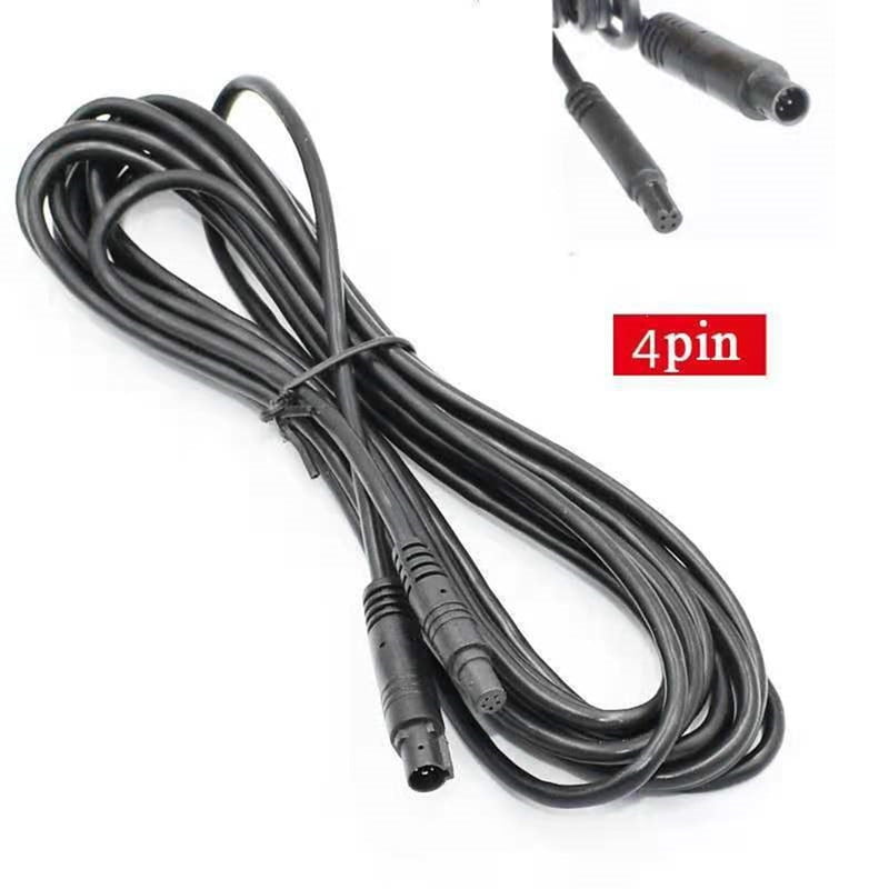 4Pin Car DVR Camera Extension Cable 2.5M Male To Female Connector Cord ...