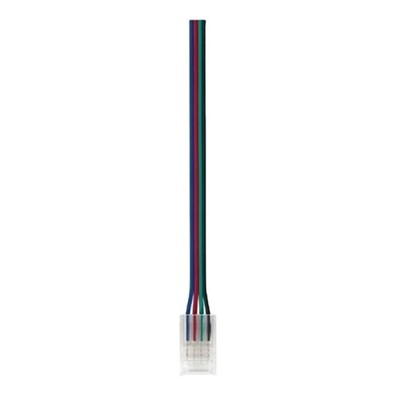 4Pin LED Light To Wire Connector For Color LED Strips Easy Installation ...