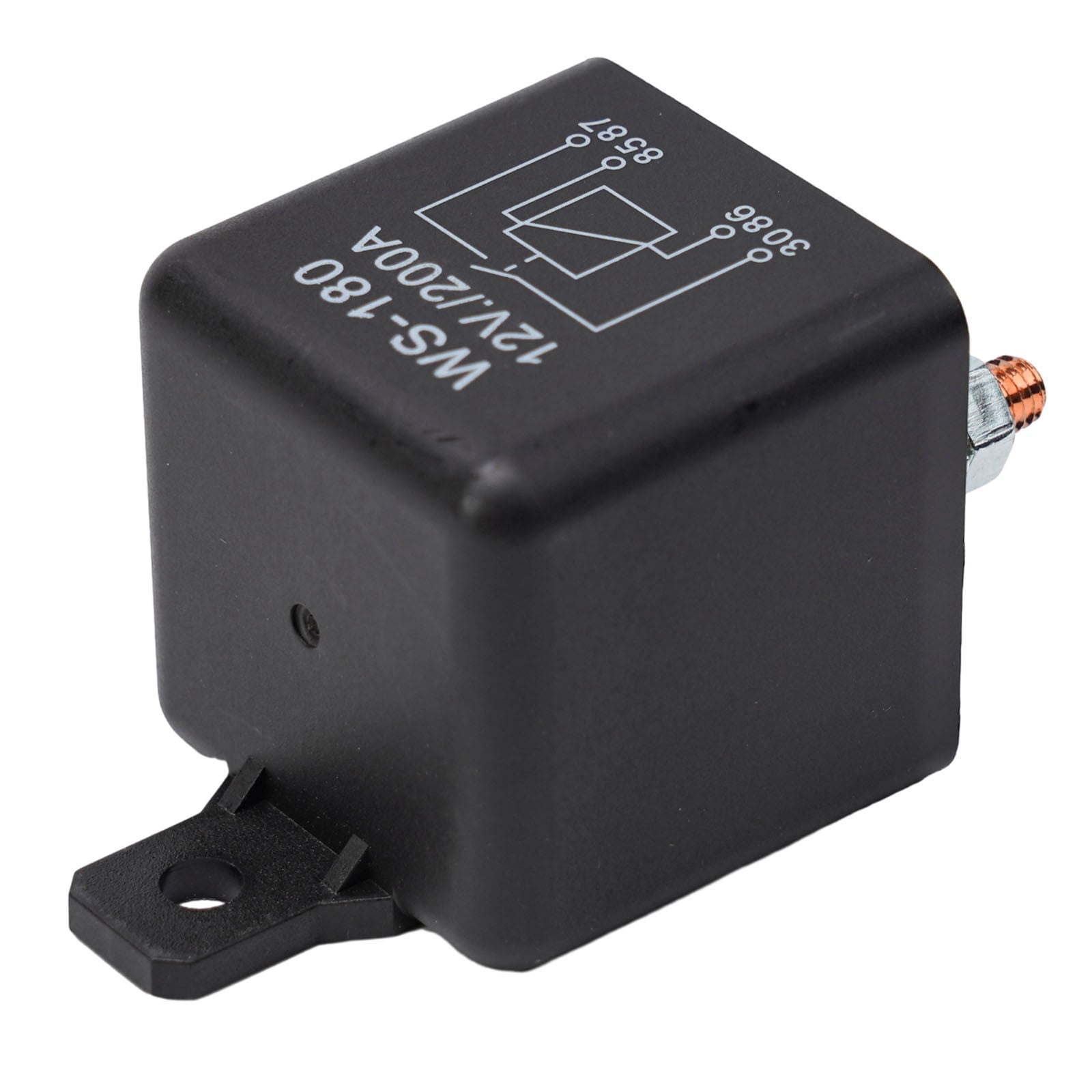 4Pin Over 200A 12V Dual Battery Isolator Relay Start On/Off Car Power ...