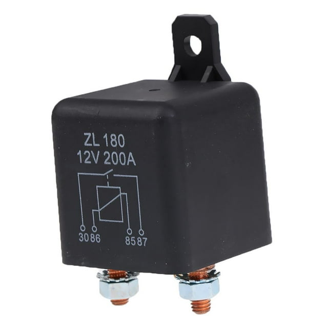 4Pin Over 200A 12V Dual Battery Isolator Relay Start On/Off Switch ...