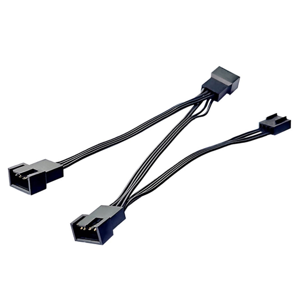 4Pin Pwms Fan Splitter Cable Supports 3pcs 3pin/4pin Fan for PC ...