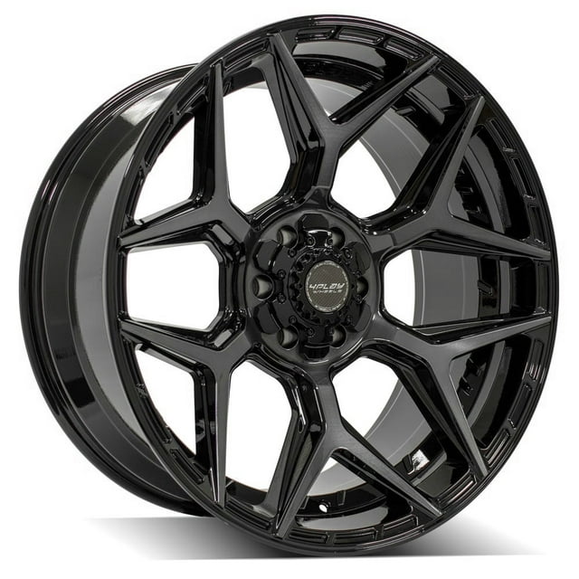 4PLAY Wheels 4P06 22 Inch Rims Fit 6x135 & 6x139.7 22x10 Gloss Black ...
