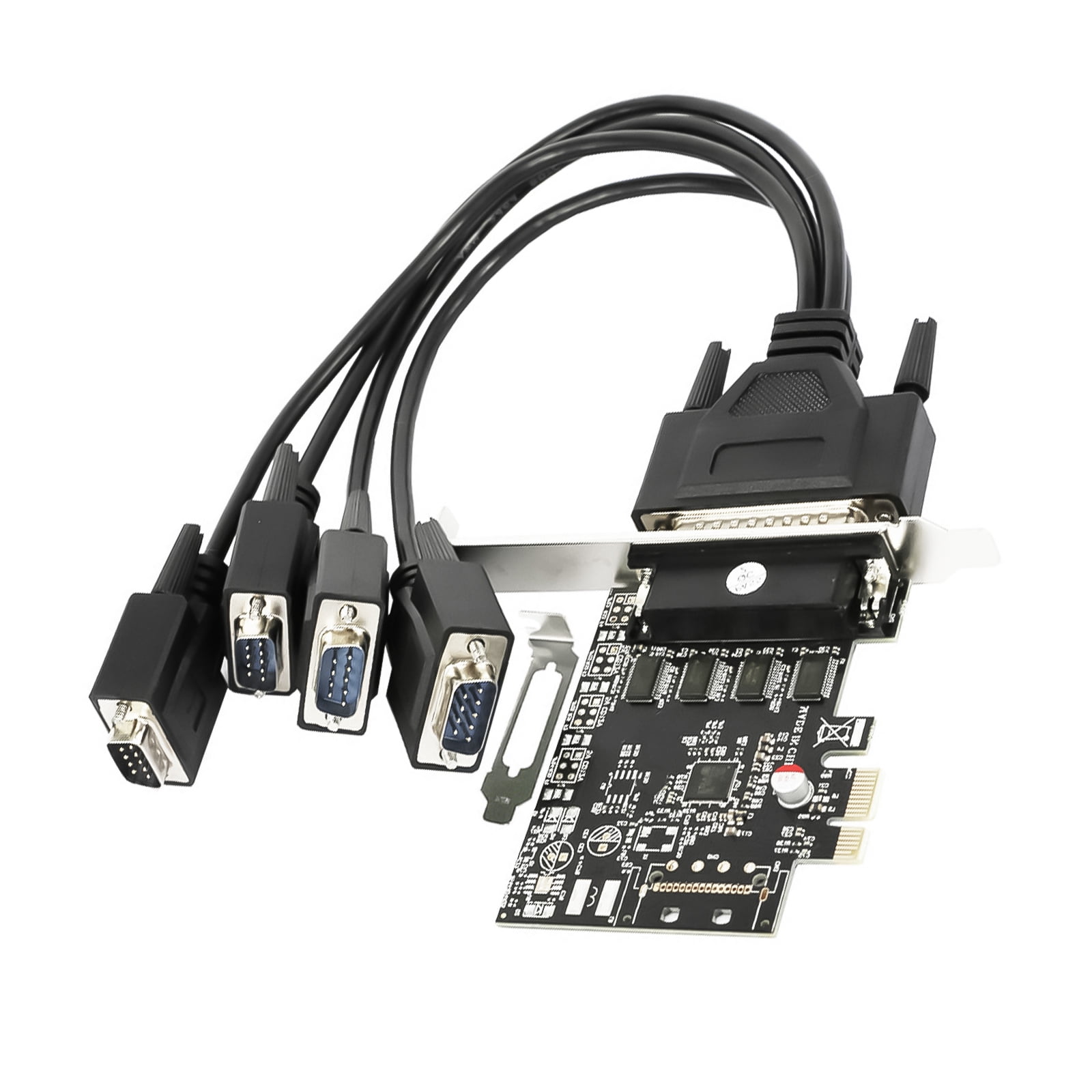 4Port PCIe to Adapter Card High Reliability Interfaces for Computer ...