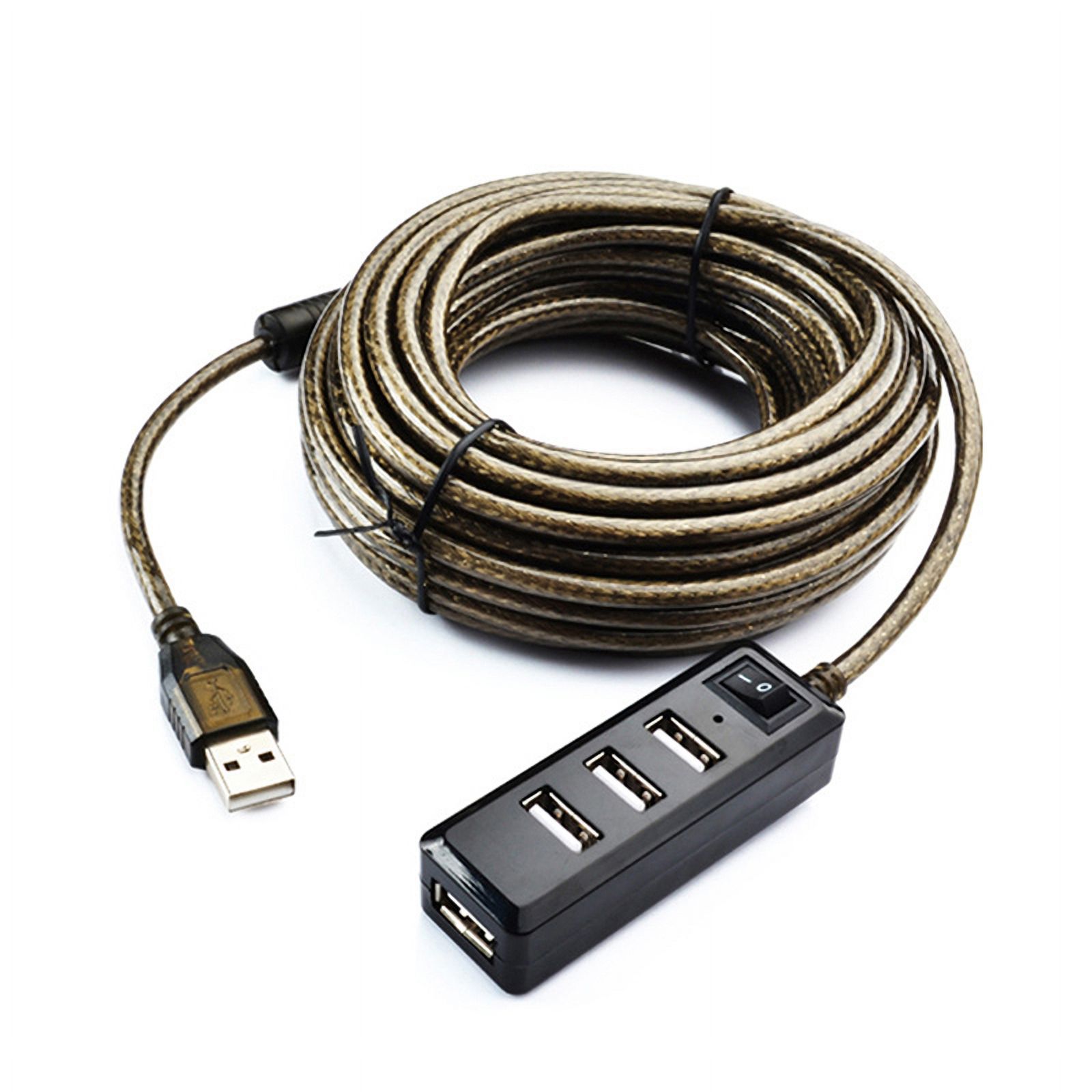 4Ports USB 2.0 HUB Extension Cable Male To Female Active Repeater ...