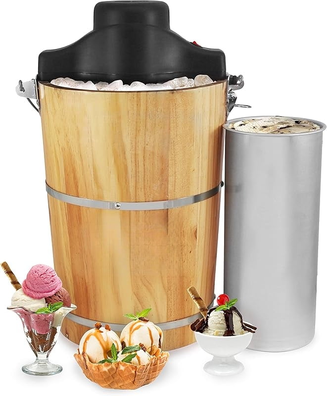 4Qt Electric Ice Cream Maker EIM350 Delicious Homemade Ice Cream ...