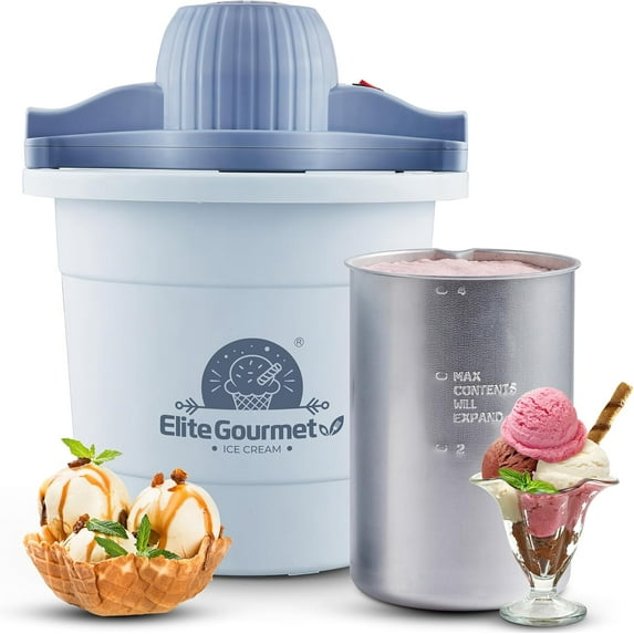 4Qt Ice Maker EIM350X Delicious Homemade Ice , Gelato, Sorbet, Frozen ...