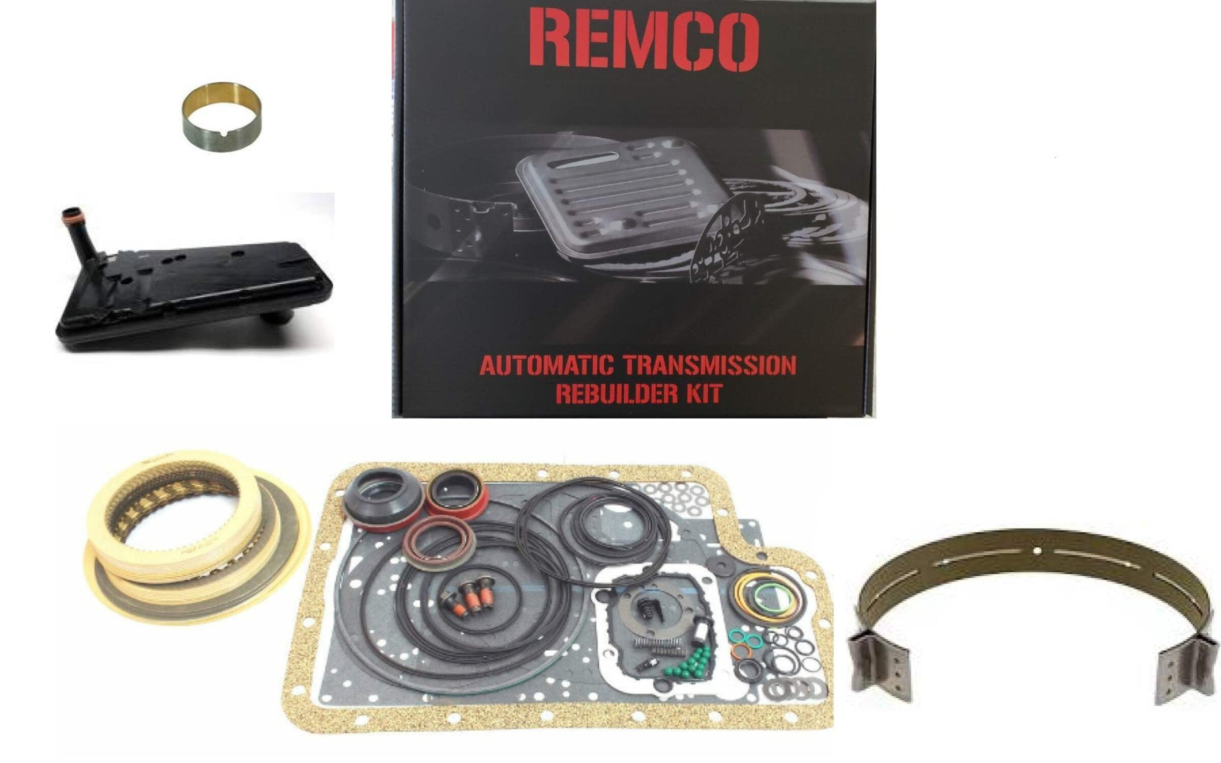 4R100(98-UP) TRANSMISSION REBUILT KIT WITH OVERHAULT KIT CLUTCHES FRONT ...