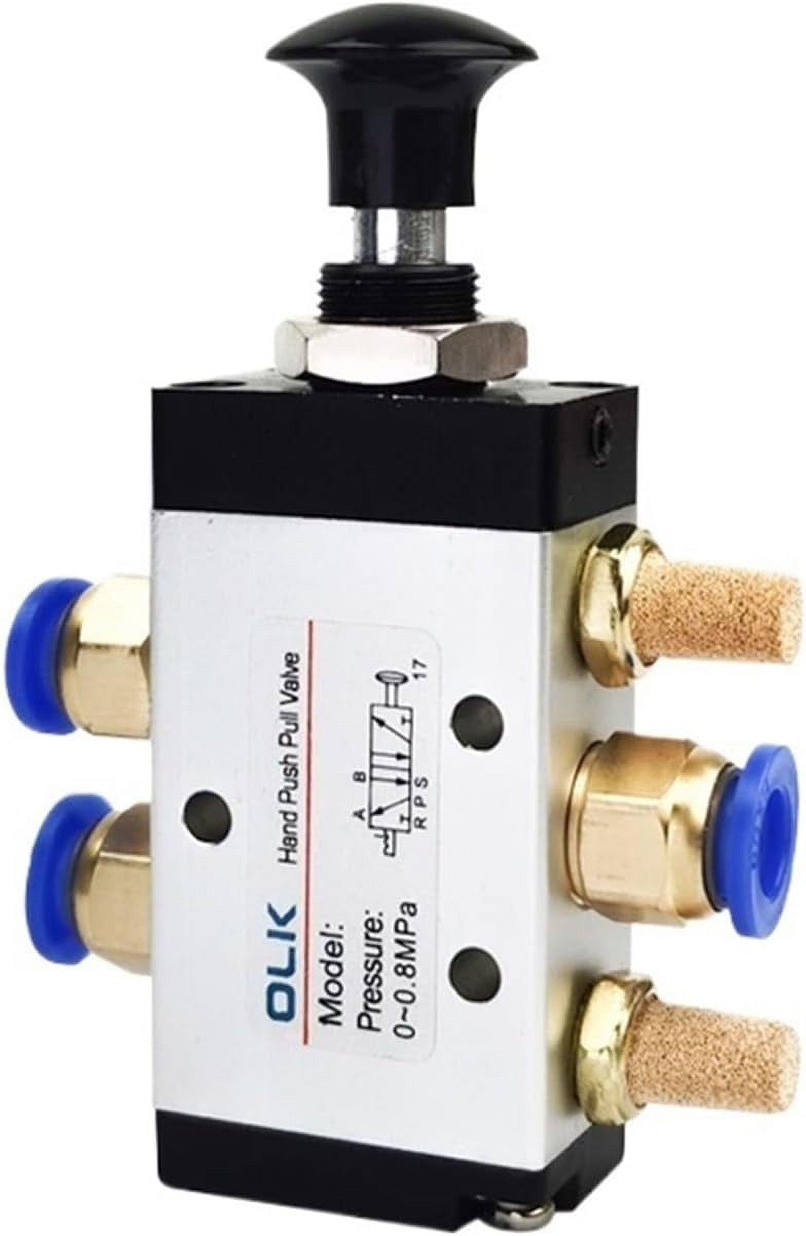 4R310-08 Manual valve 2 Way 5 Position Push and pull Pneumatic switch ...