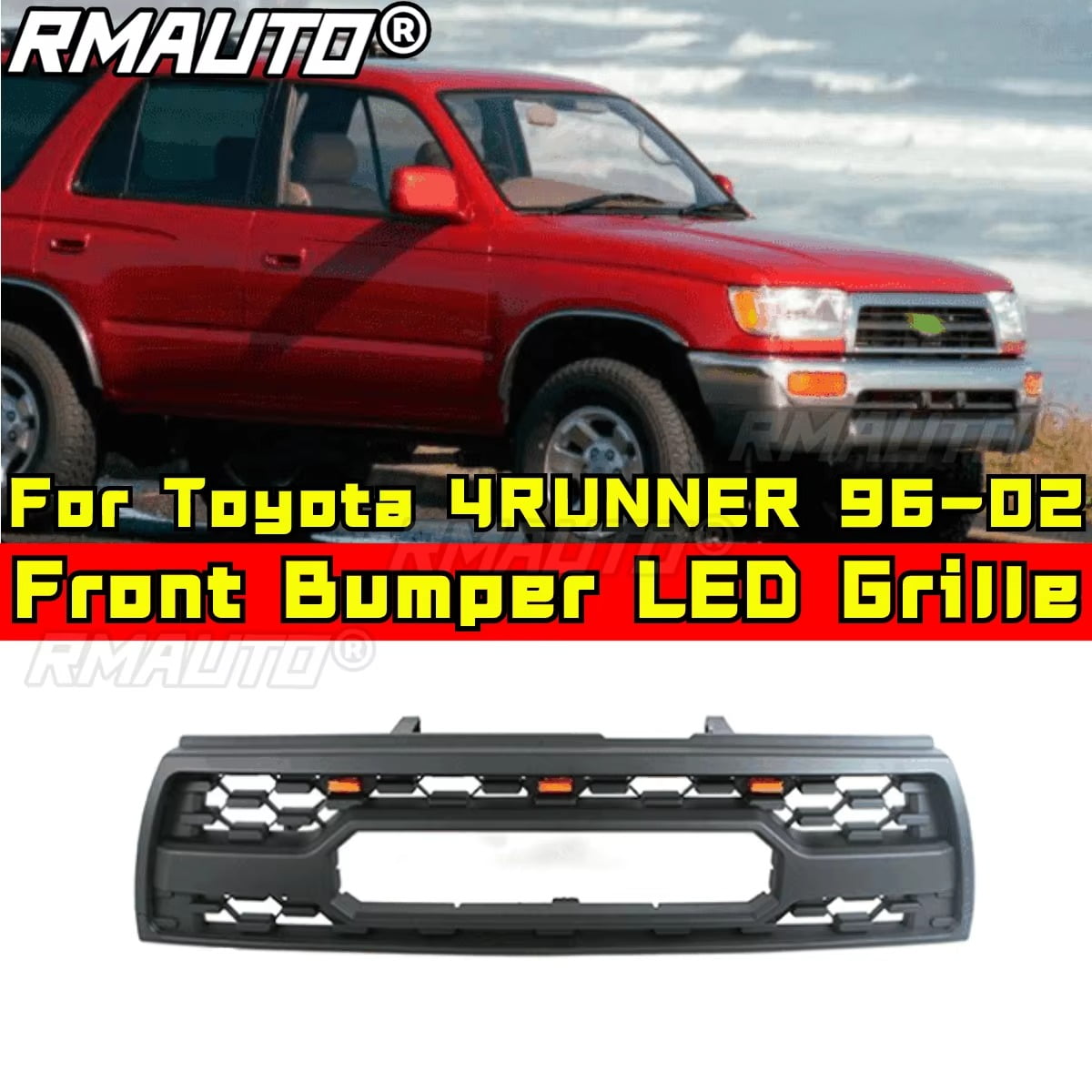 4RUNNER Front Grill Car Front Racing Grille Grill Body Kit Front Bumper ...