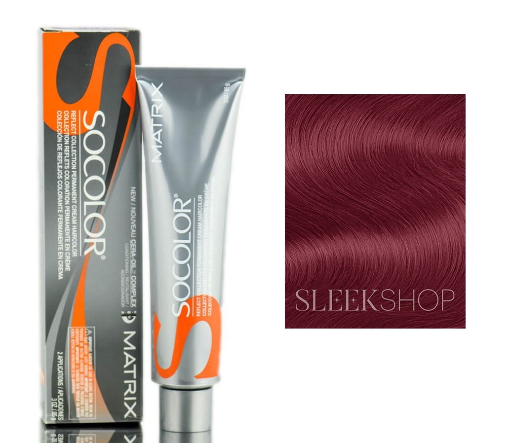 4RV+ - Dark Brown Red Violet + , Matrix SoColor Pre-Bonded Reflect ...