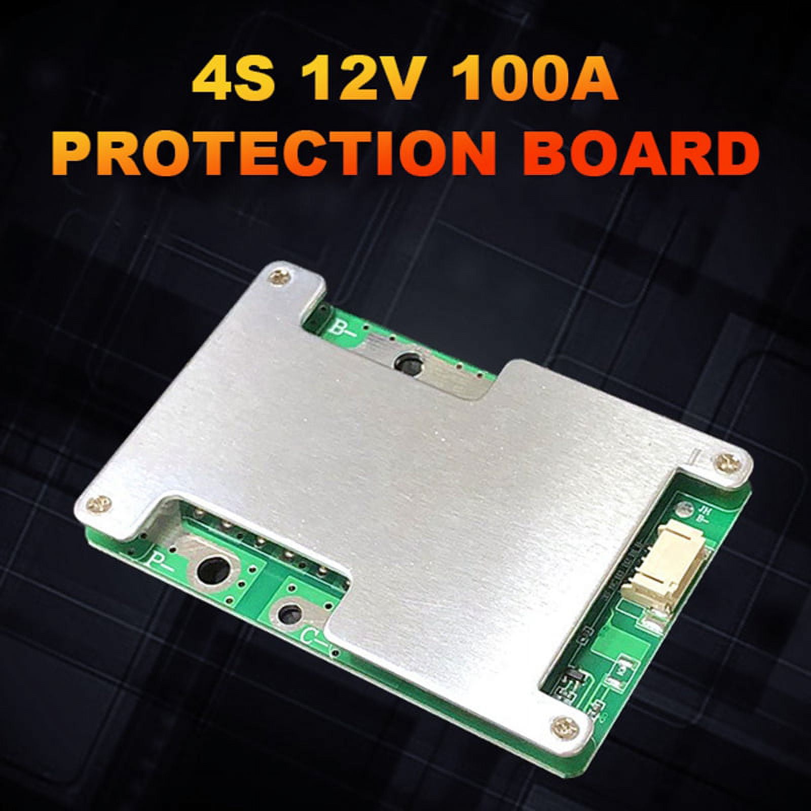 4S 12V 100A LiFePO4 Lithium Battery Protection Board with Battery Balance/Enhance PCB Protection ...