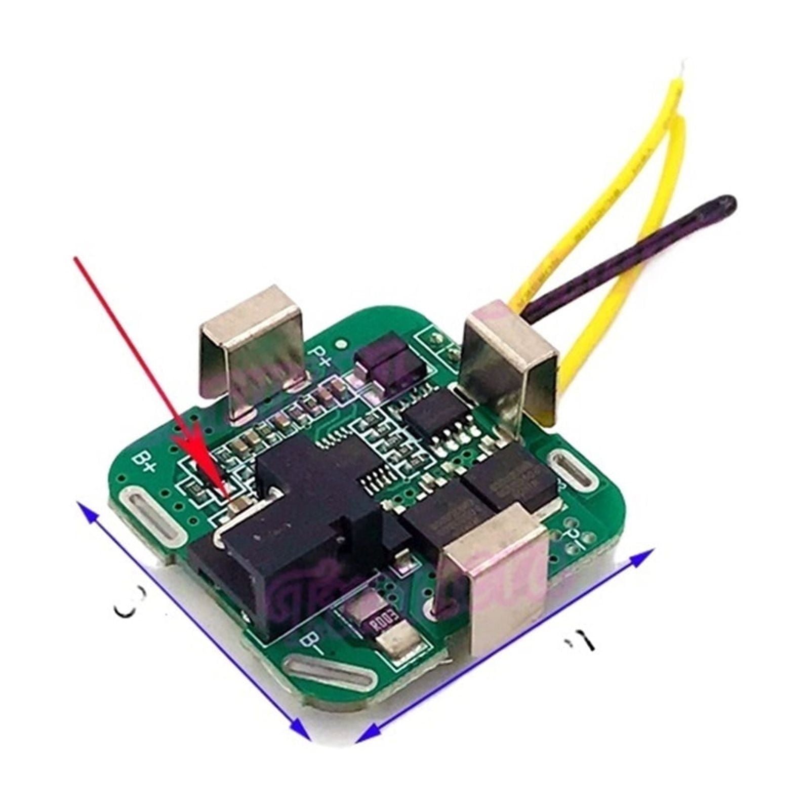 4S 14.4V 16.8V 40A 30A BMS Lithium Battery Protect Board Balance DC For ...