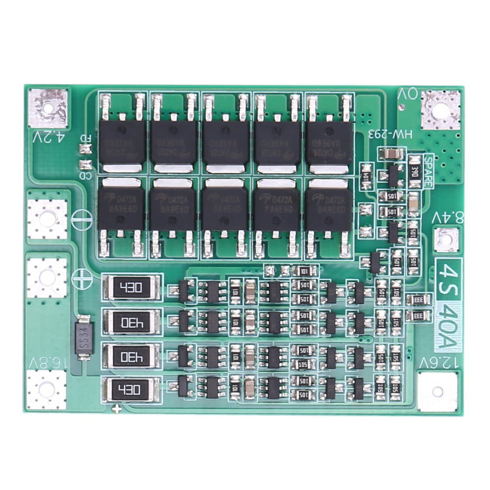 4S 40A Li-Ion Lithium Battery 18650 Charger Pcb Protection Board with ...