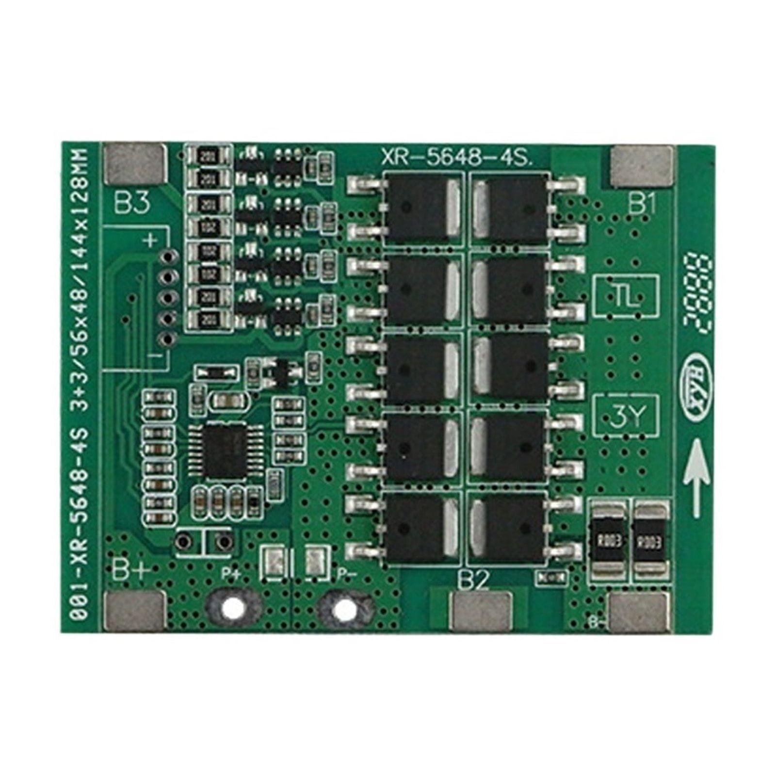 4S 50A 12.8V 14.4V 32650 32700 Battery BMS Board For Solar Panel Or ...