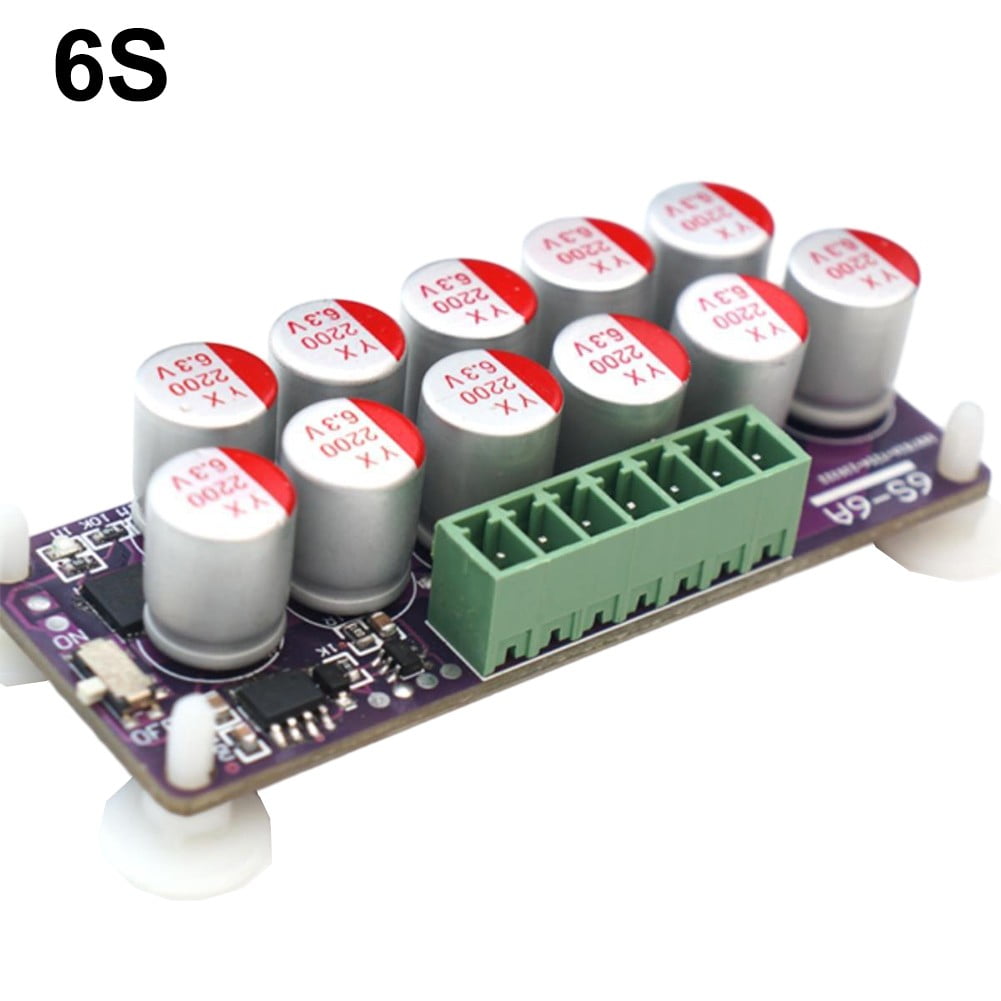 4S/6S/17S 6A High Current Li-ion Battery Active Equalizer Board LiFePo4 ...