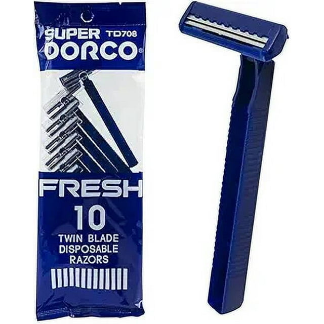 4SGM Dorco Super Fresh Twin Blade Disposable Razors - 10ct - Walmart.com