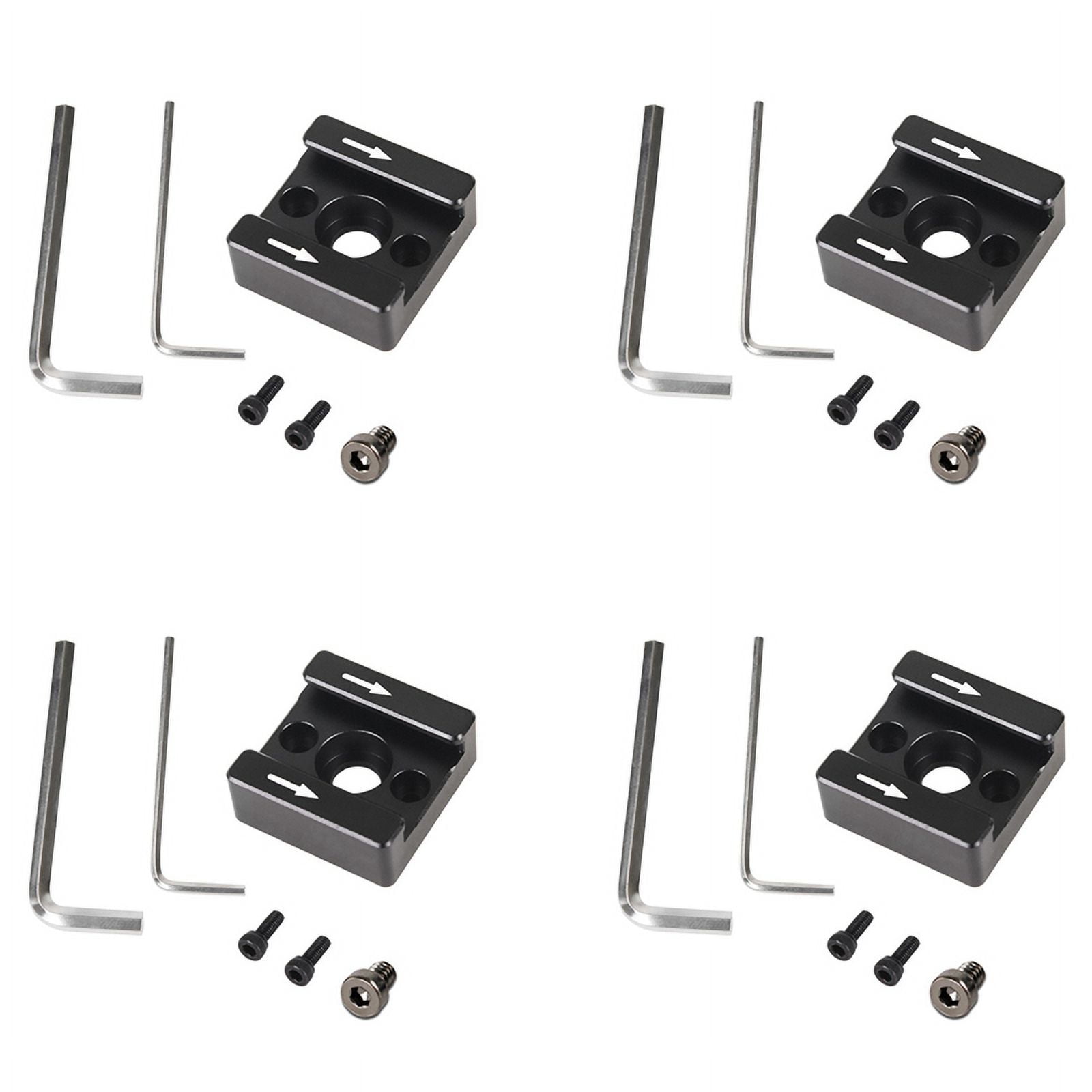 4Set 1/4 Thread Cold Hot Shoe Mount Adapter for DSLR Camera Cage Rig /Flash /LED Light ...