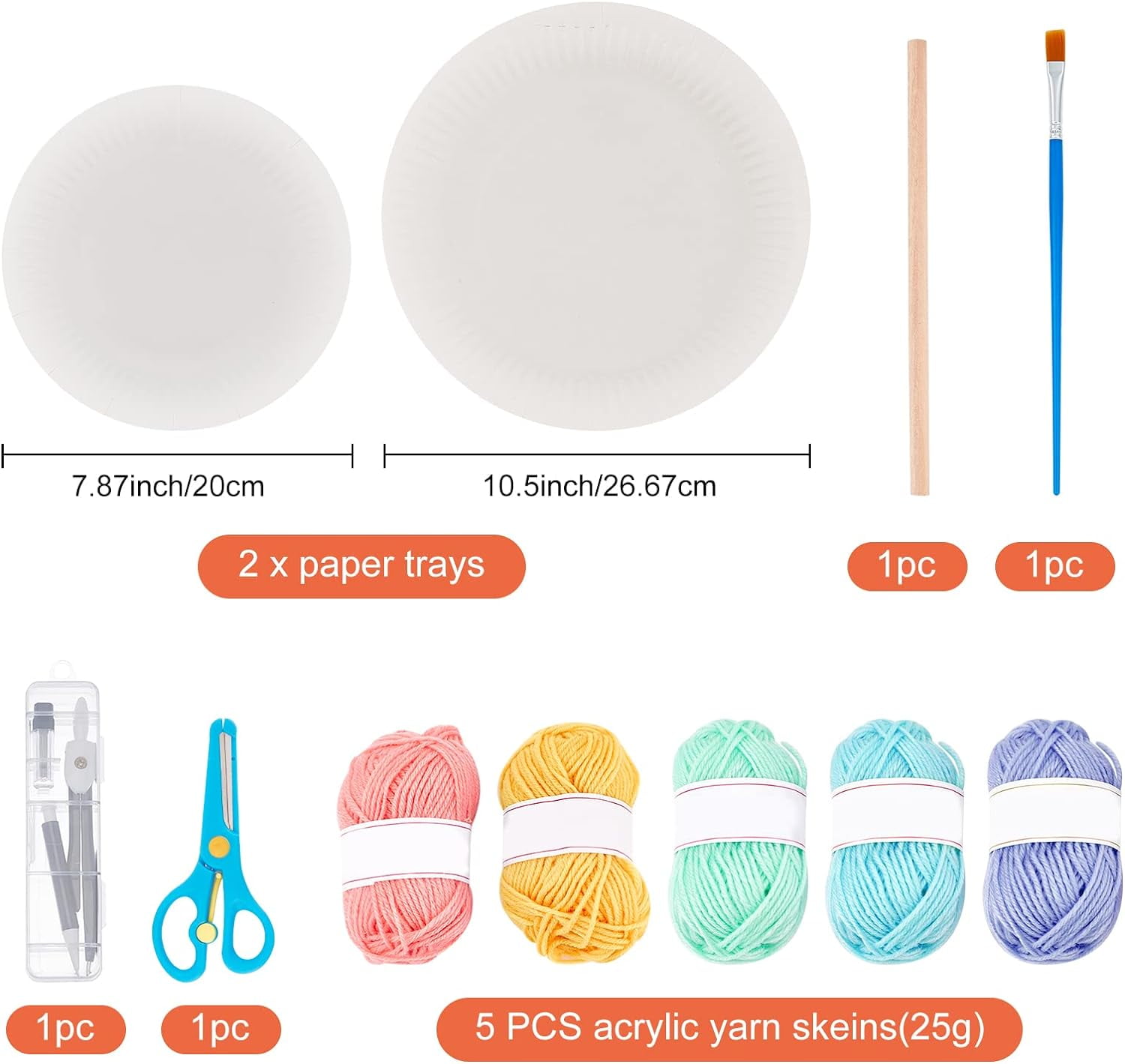 4Set Basket Weaving Kits Introductory Sewing Kit for Beginners Easter ...