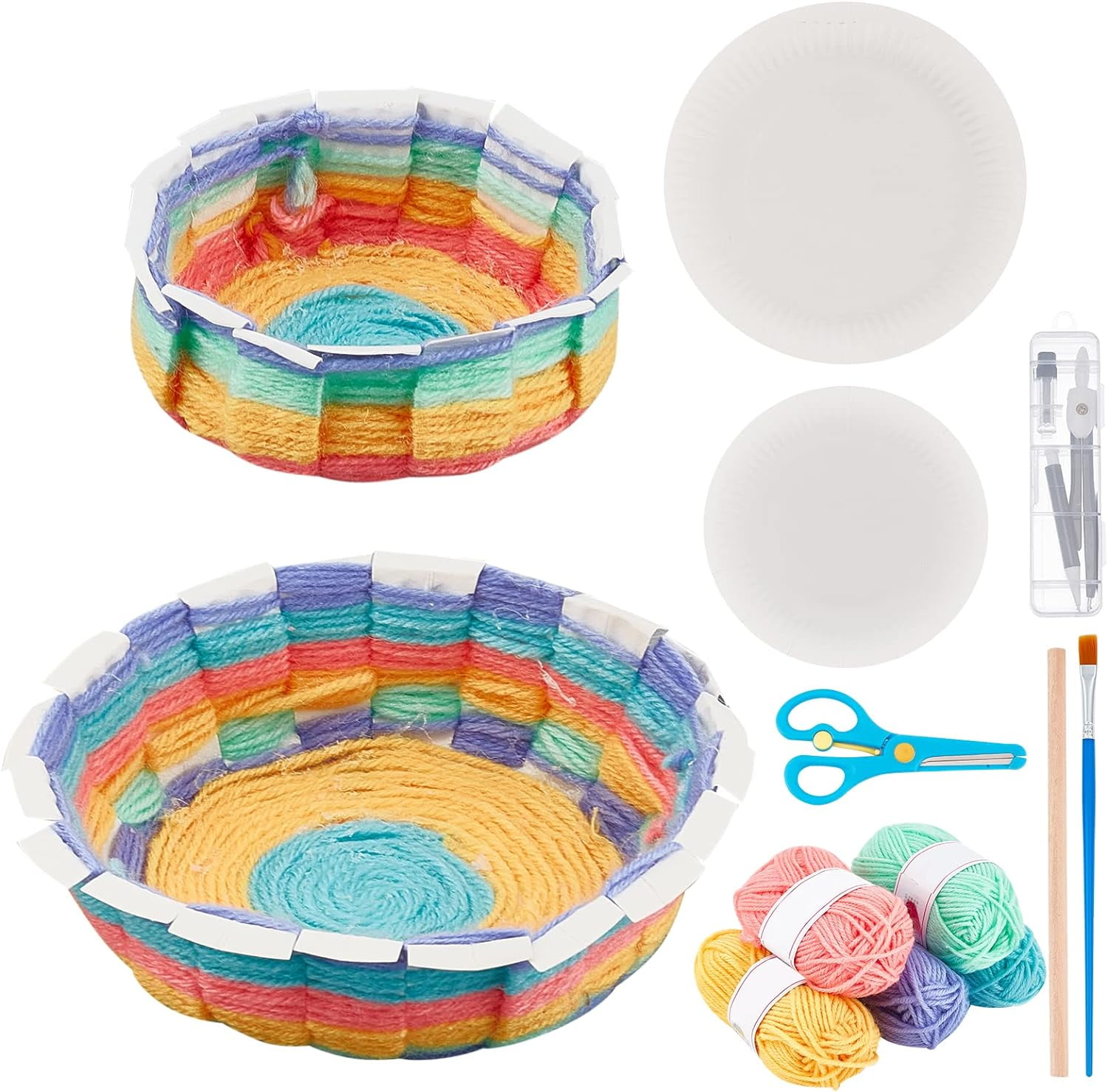 4Set Basket Weaving Kits Introductory Sewing Kit for Beginners Easter ...